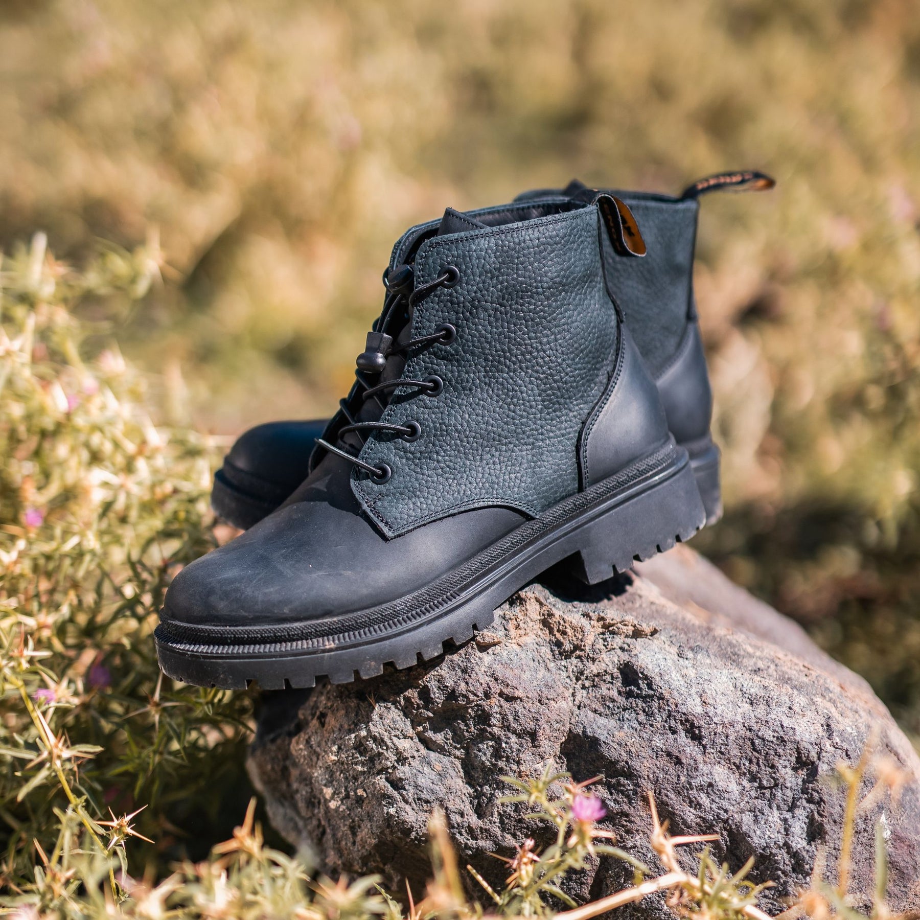 Renox Explorer 2 Negro Rústico Mujer │ Botines o Bototos de Cuero ...